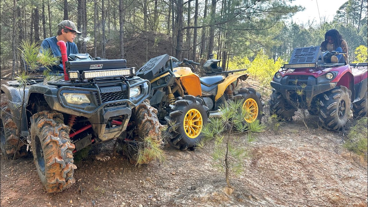 Honda Rubicon Testing out 32” Aztecs with Built Can Am 1000 and Brute ...