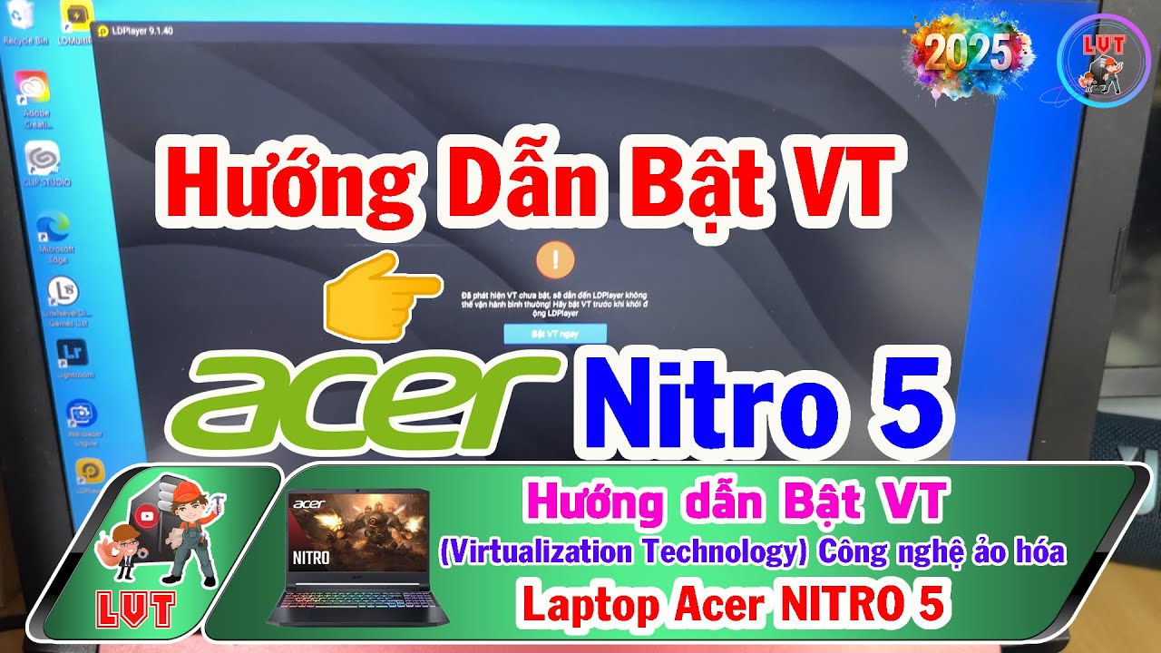 Hướng dẫn bật VT Virtualization Technology Công nghệ ảo hóa laptop acer ...
