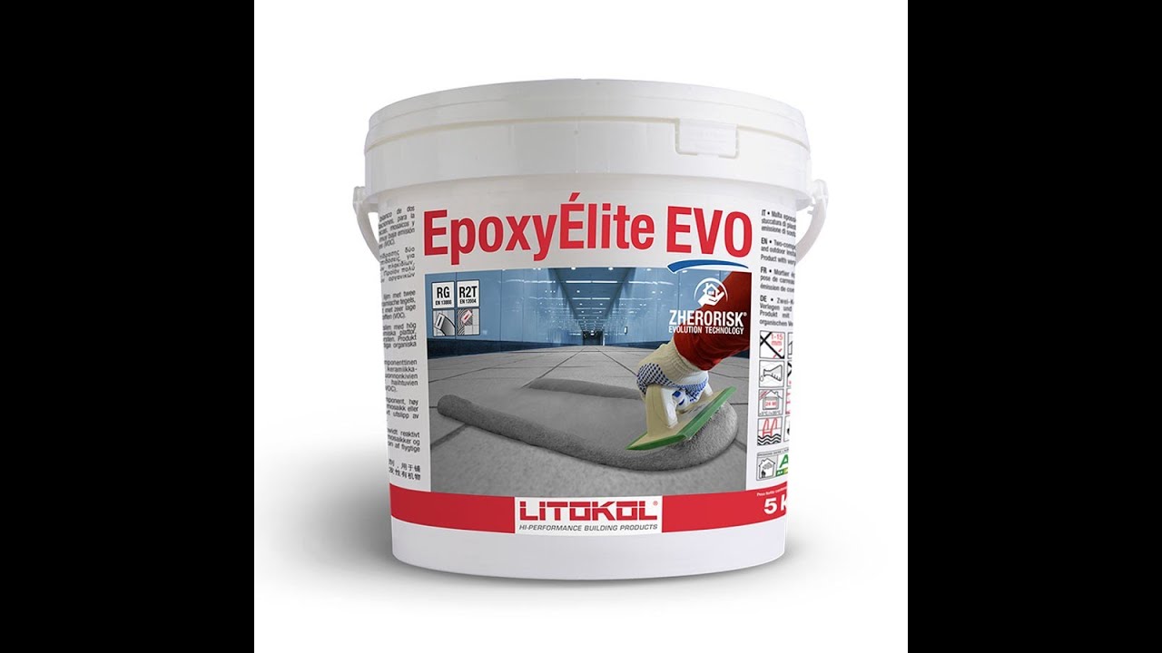 Application Steps - Litokol EpoxyÉlite EVO Epoxy Grout - YouTube