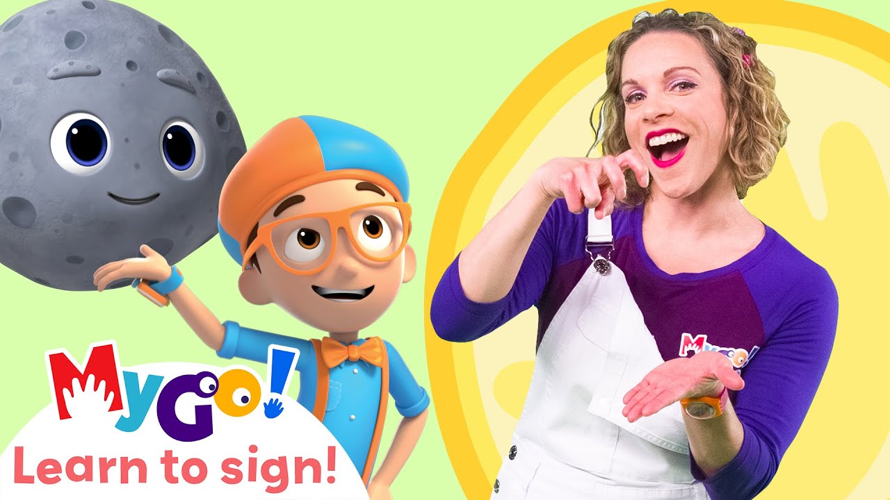 Learn Sign Language with Blippi Wonders! | Gravity | MyGo! | ASL for ...