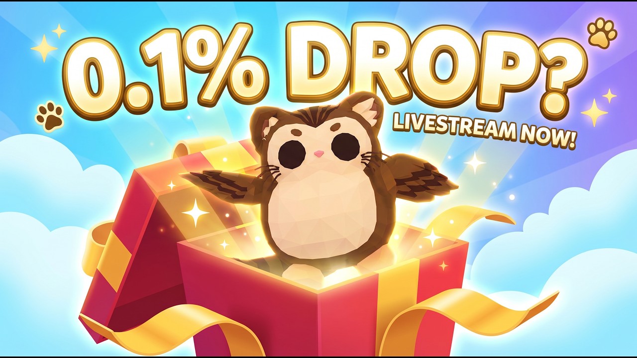 CAN WE GET THE NEW PURROWL? 🐱 PURROWL BIRTHDAY GRIND LIVE! (Adopt Me ...