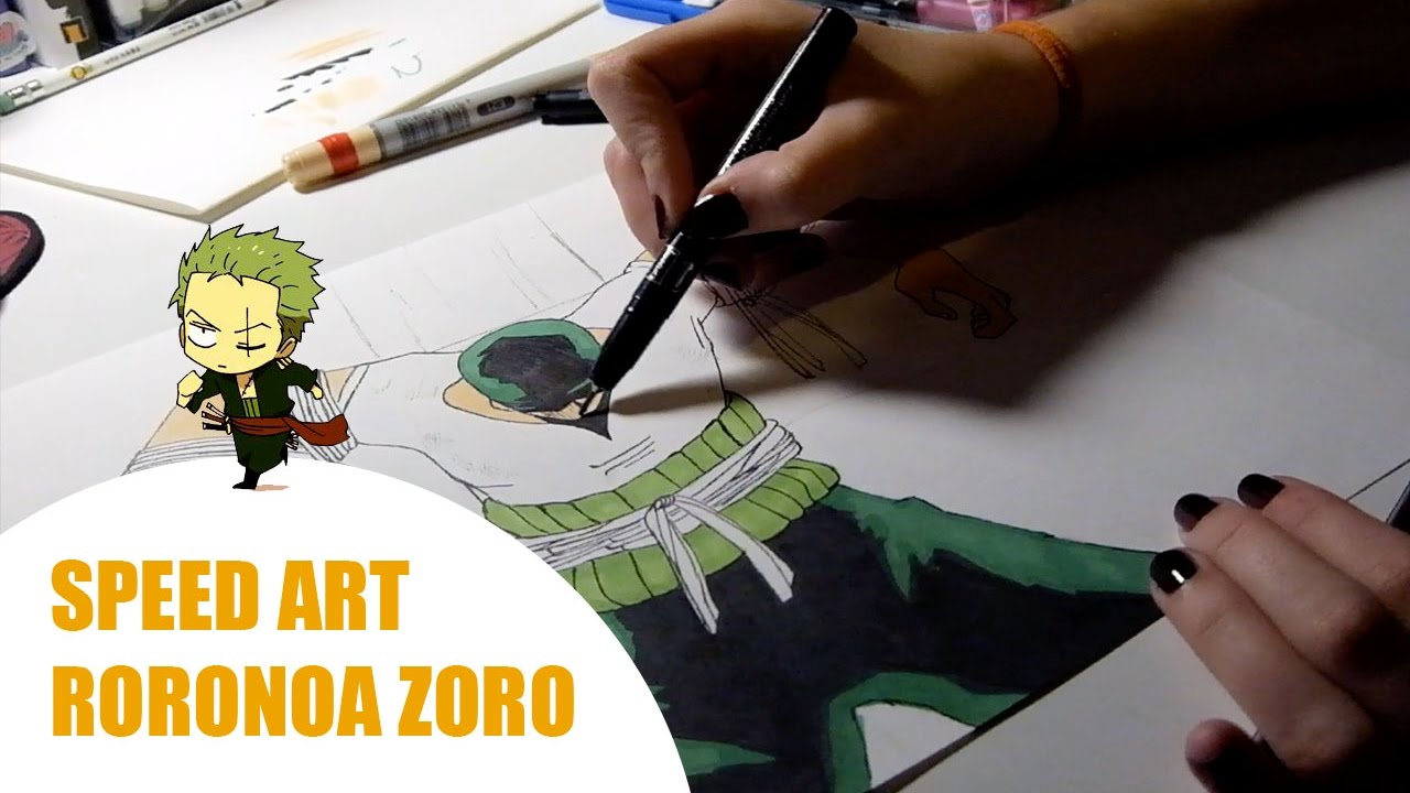 RORONOA ZORO | Speed Art - YouTube