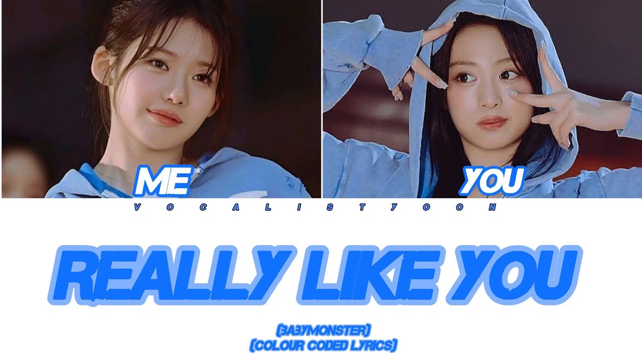 Really like you - BABYMONSTER {sing with me | karaoke} - YouTube