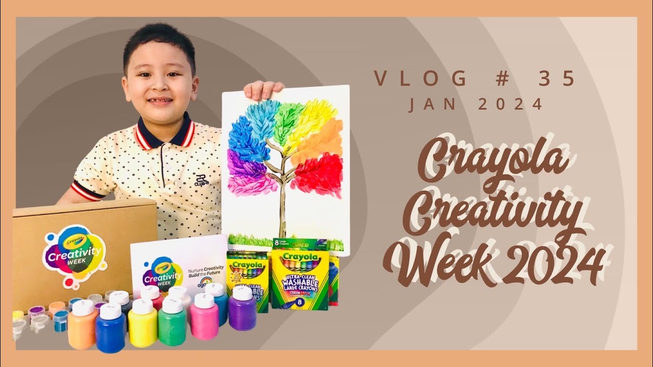 Vlog # 35 - Crayola Creativity Week 2024 - YouTube
