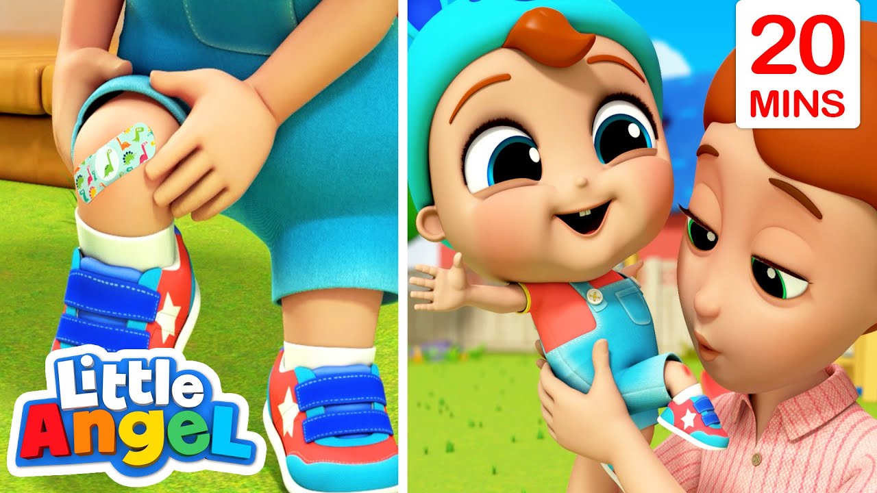 Baby John has a Boo Boo! 20 MIN LOOP | Family Healthy Habits | Little ...