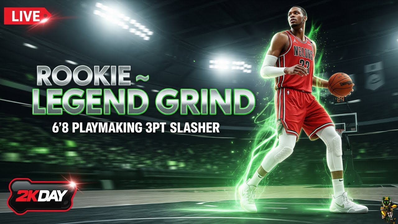 🔴Rookie to Legend Grind | 6’8 Playmaking 3PT Slasher in NBA 2K26 - YouTube