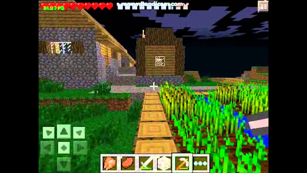 Minecraft PE - Nether Reactor and NPC Village - YouTube