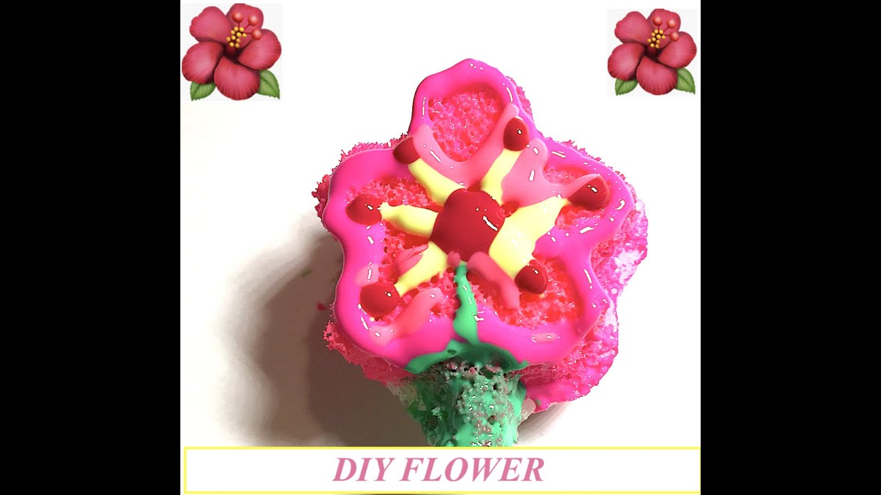 DIY FLOWER SQUISHY - YouTube