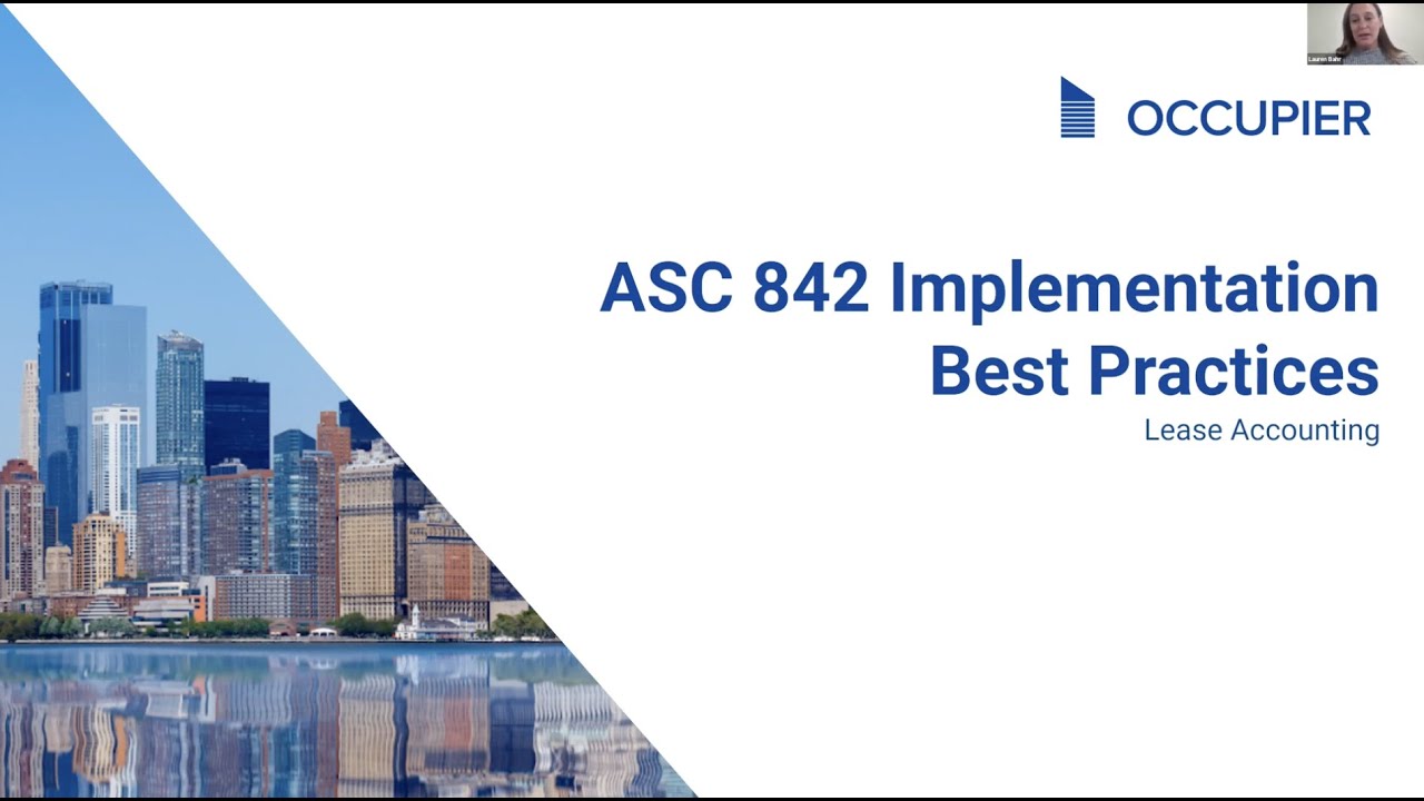 ASC 842 Best Practices Webinar - YouTube