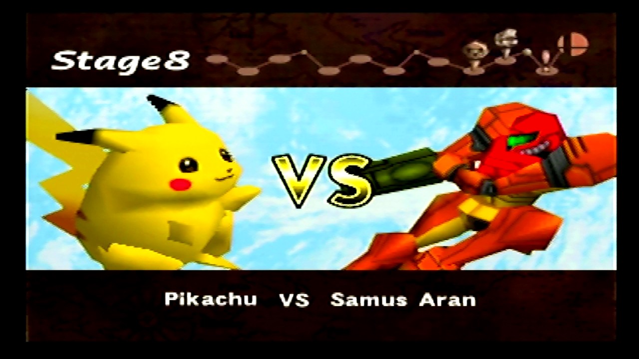 Super Smash Bros 64- 1p Game with Pikachu - YouTube