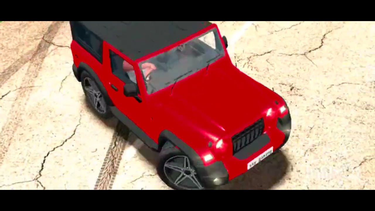 THAR MODIFIED RED COLOR|| 4×4 THAR POWER|| - YouTube