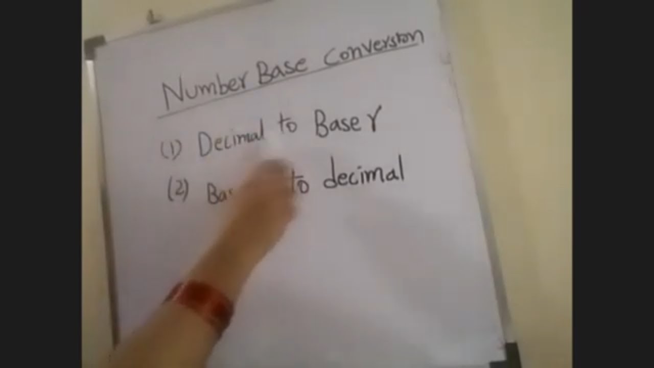 Number Base Conversions in DLD - YouTube