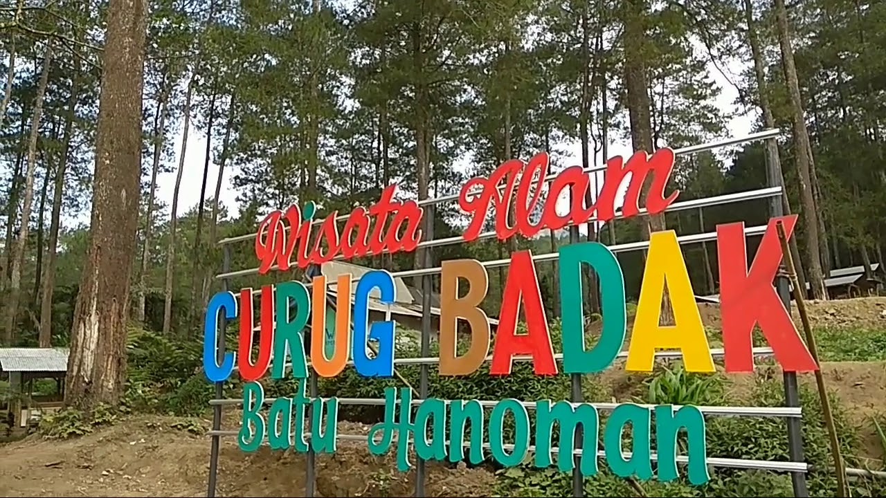 #ke indahan alam curug badak batu hanoman - YouTube