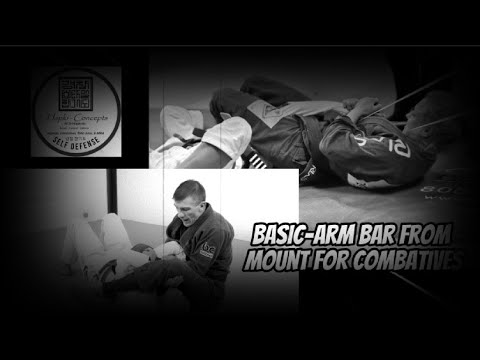 BASIC-Arm bar from mount for Combatives. - YouTube