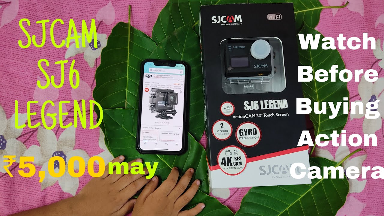 Sj6 Legend 5000/- may 😱Mainay kharida | sjcam sj6 legend | action ...