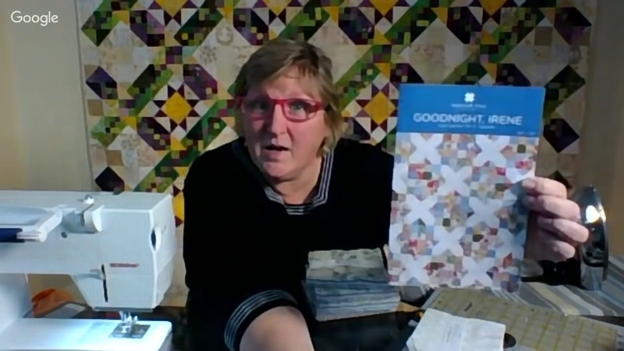 Simply Colorful FiberCast: Goodnight Irene Quilting - YouTube