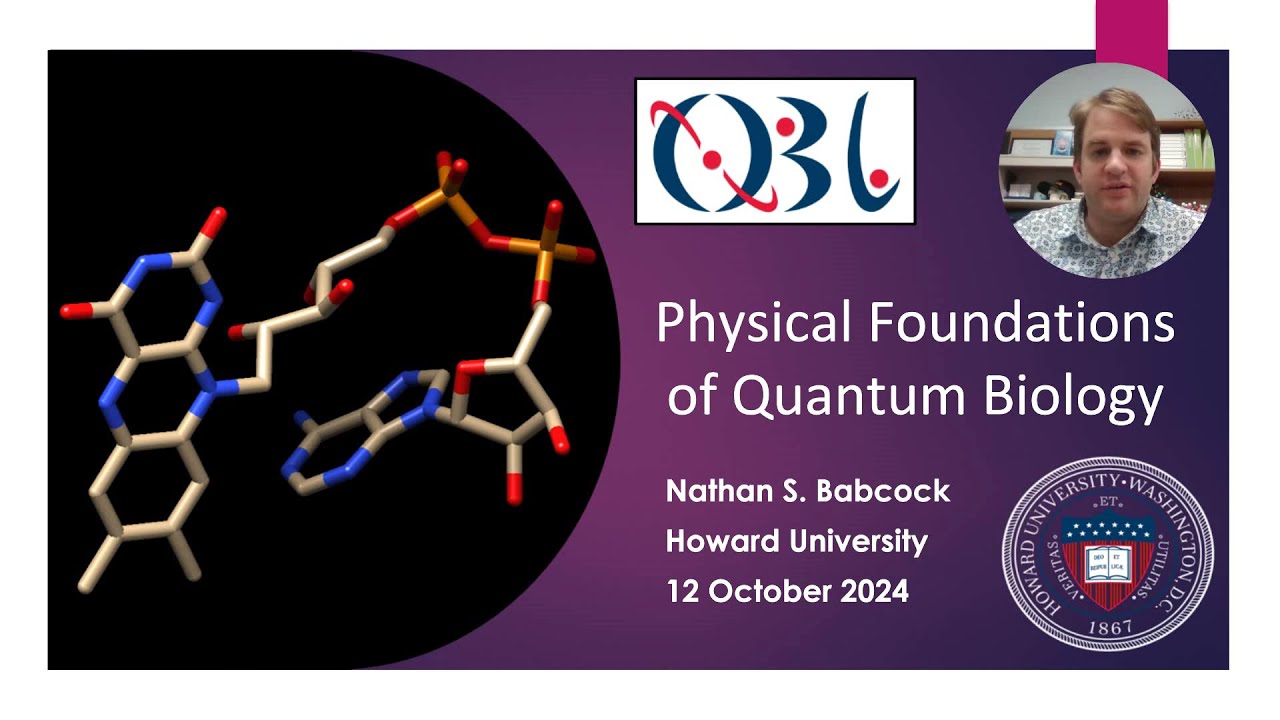 FULL LECTURE - Physical Foundations of Quantum Biology - YouTube