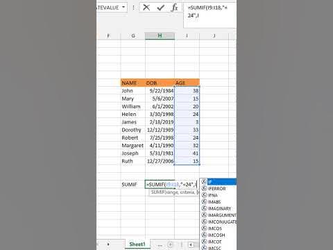Conditional sum | Sum if Equal | numeric criteria | excel | #shorts - YouTube