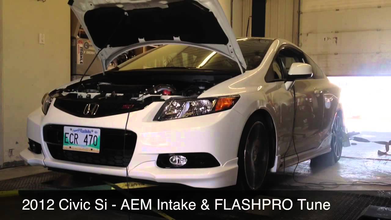 Speed Factor Racing - 2012 Civic Si FLASHPRO Dyno Tune - YouTube