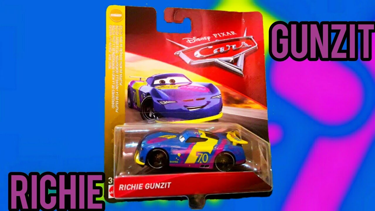 Mattel Disney Cars 3 Richie Gunzit Next Gen (2019 Gasprin) - YouTube