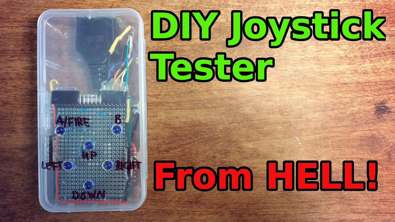 I built a PORTABLE JOYSTICK TESTER - YouTube