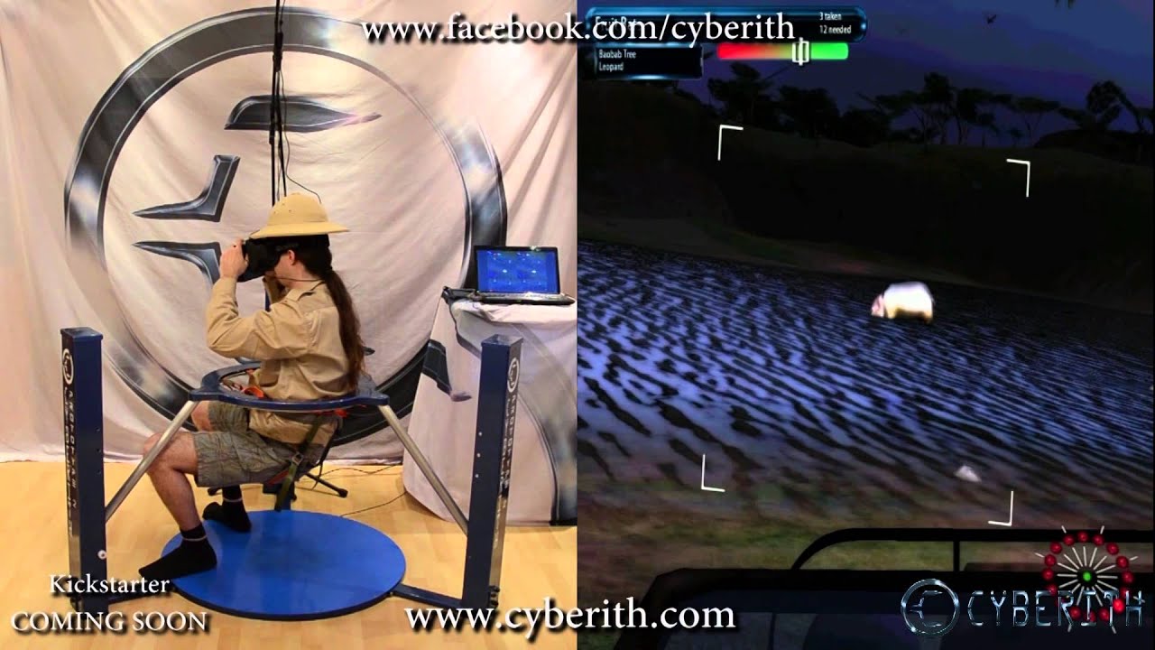 Wild Earth Safari in VR with the Cyberith Virtualizer + Oculus Rift ...
