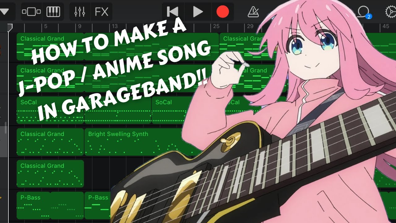 How to make a J-Pop/Anime song in GarageBand!! - YouTube
