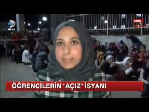 Muş-Yurtta Kalan Kız Öğrencilerden Eylem