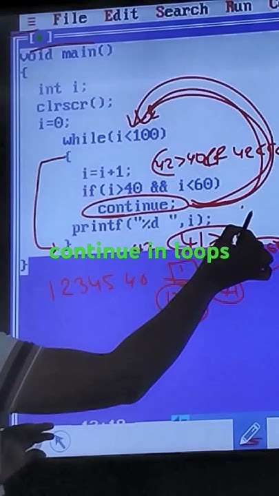 continue in loops #education #correctcoding #programminglanguage #cprogramming #c #codingbat ...