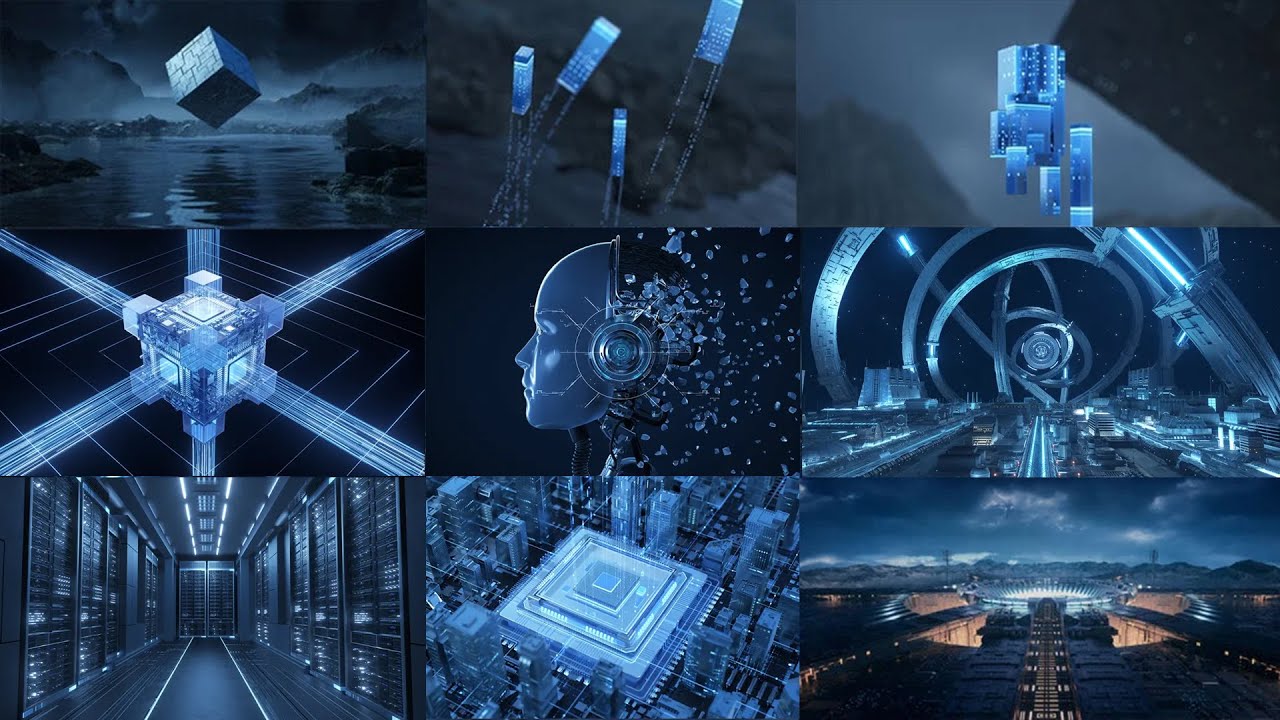 Cinema 4D Project Files: Digital Technology Opening Sci-Fi (C4D ...