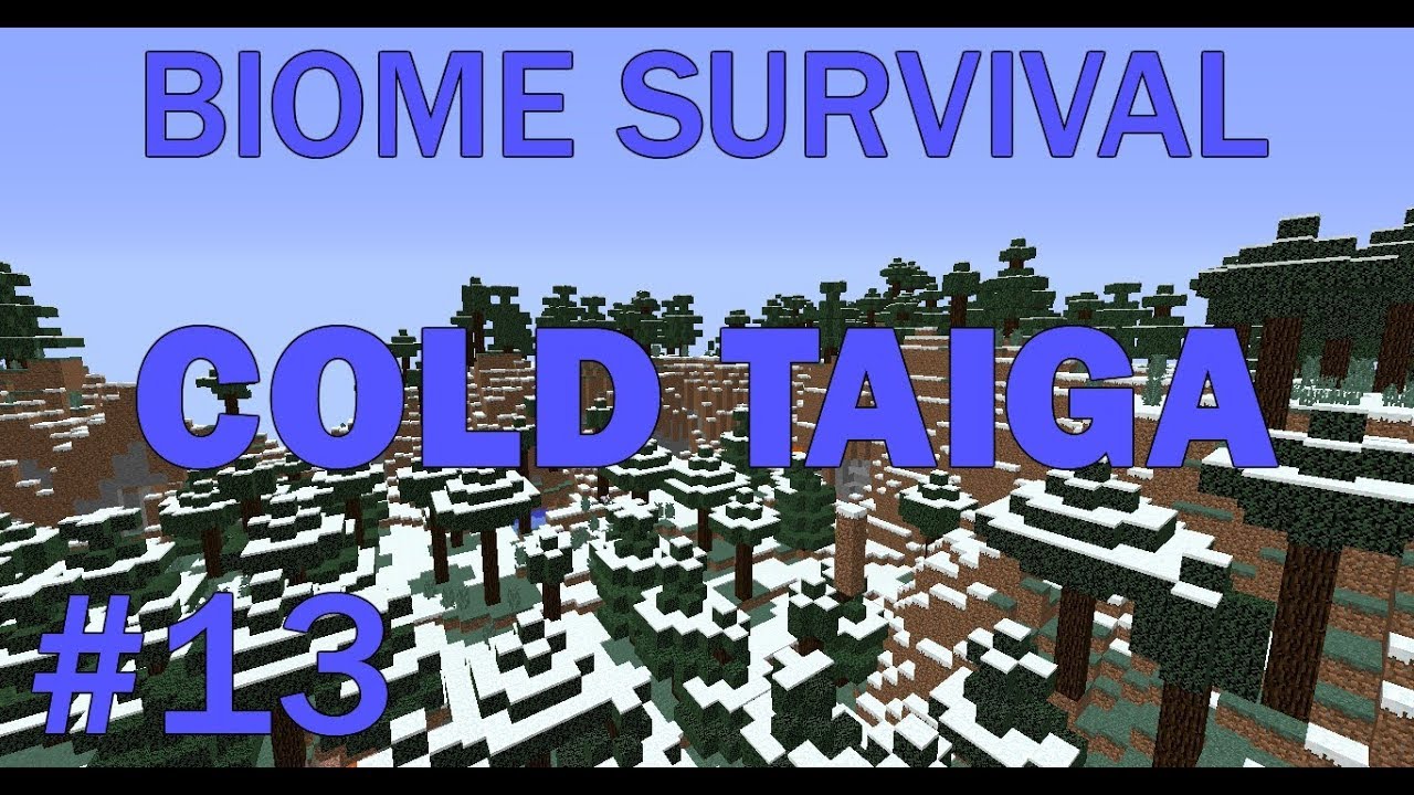 Minecraft Biome Survival #13: Cold Taiga - YouTube