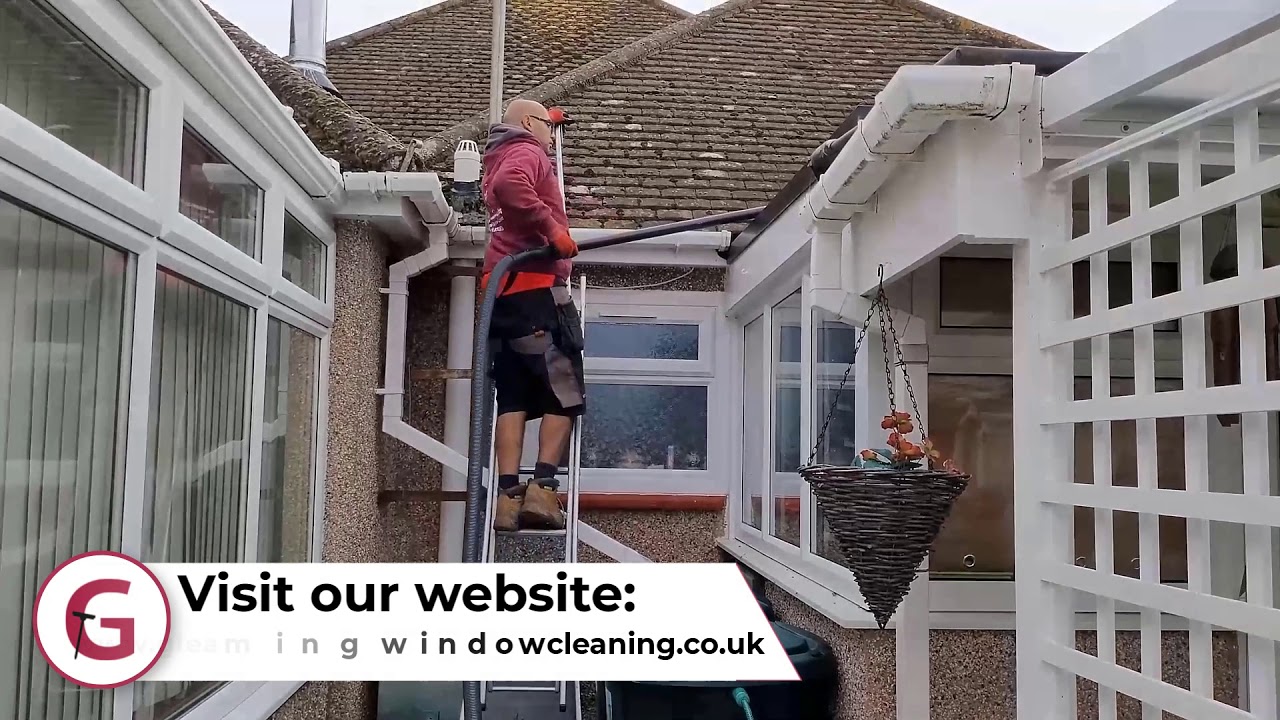 Gleaming Window Cleaning Guttering, soffits and facias - YouTube