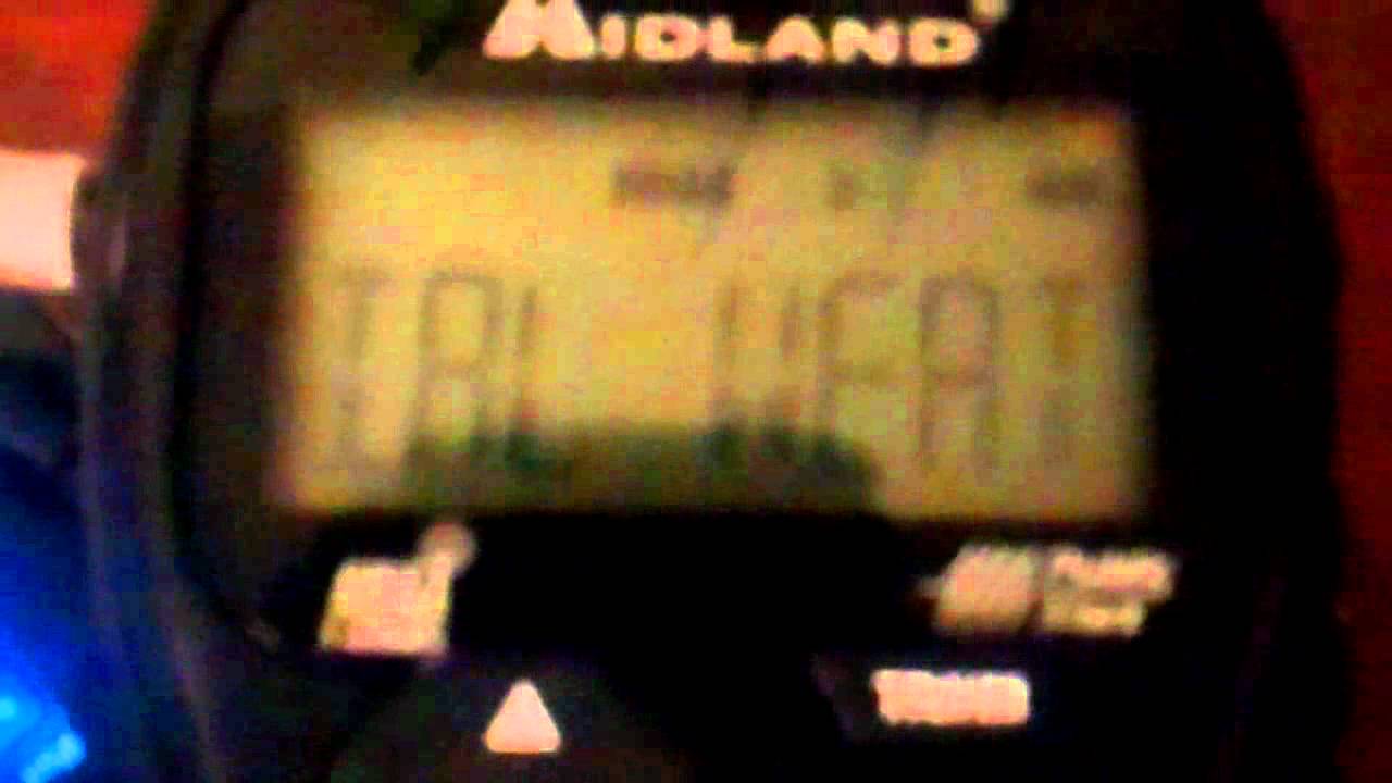 Self-activating my Midland HH54VP for a Special Weather Statement - YouTube