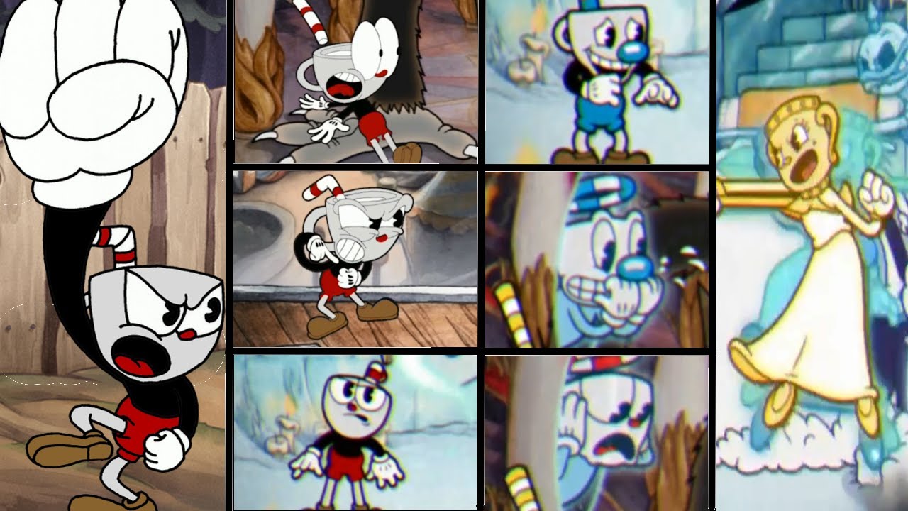 The Best Cuphead And Mugman Reactions And Animations Fan Made Included (Intros And Supers) - YouTube