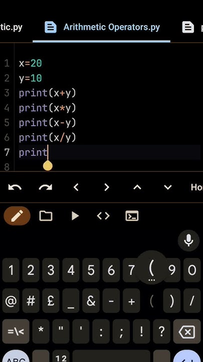 #python#coding #arithmetic operators in python #Chak Lein De#song # ...