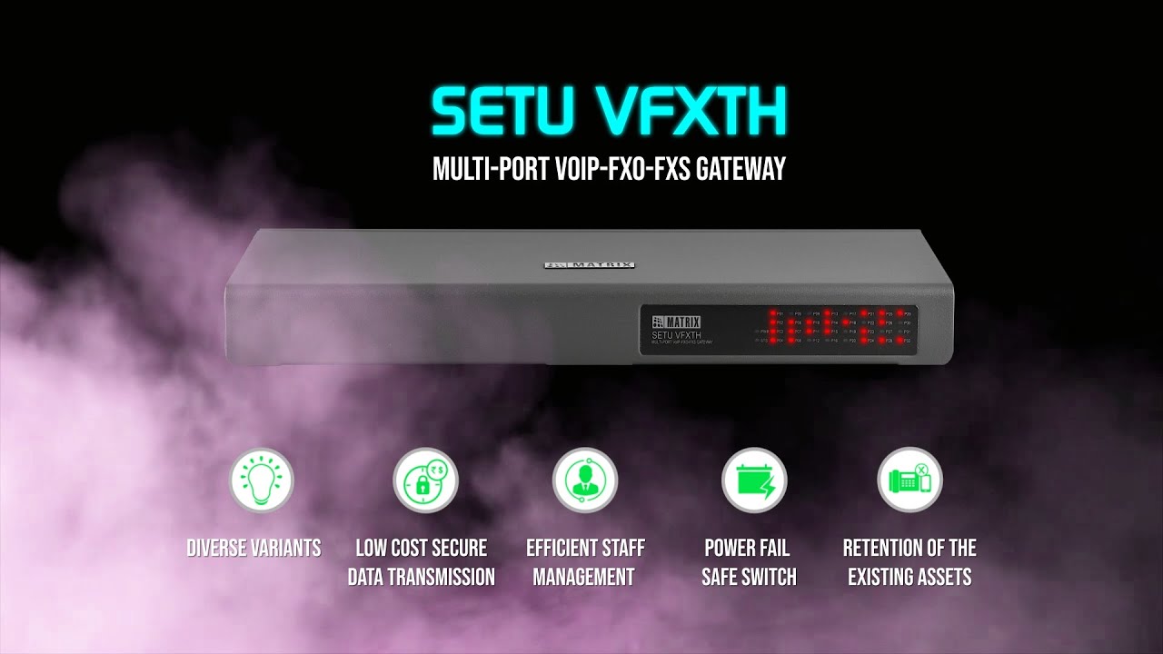 Avail Low Cost Multi-site Business Connectivity With SETU VFXTH | Matrix Telecom Solutions - YouTube