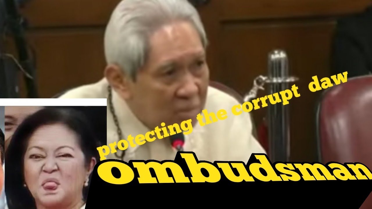 Ombudsman protector daw NG corrupt - YouTube
