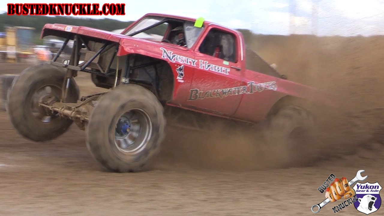 BAD AND NASTY HABIT MEGA TRUCK RACING - YouTube