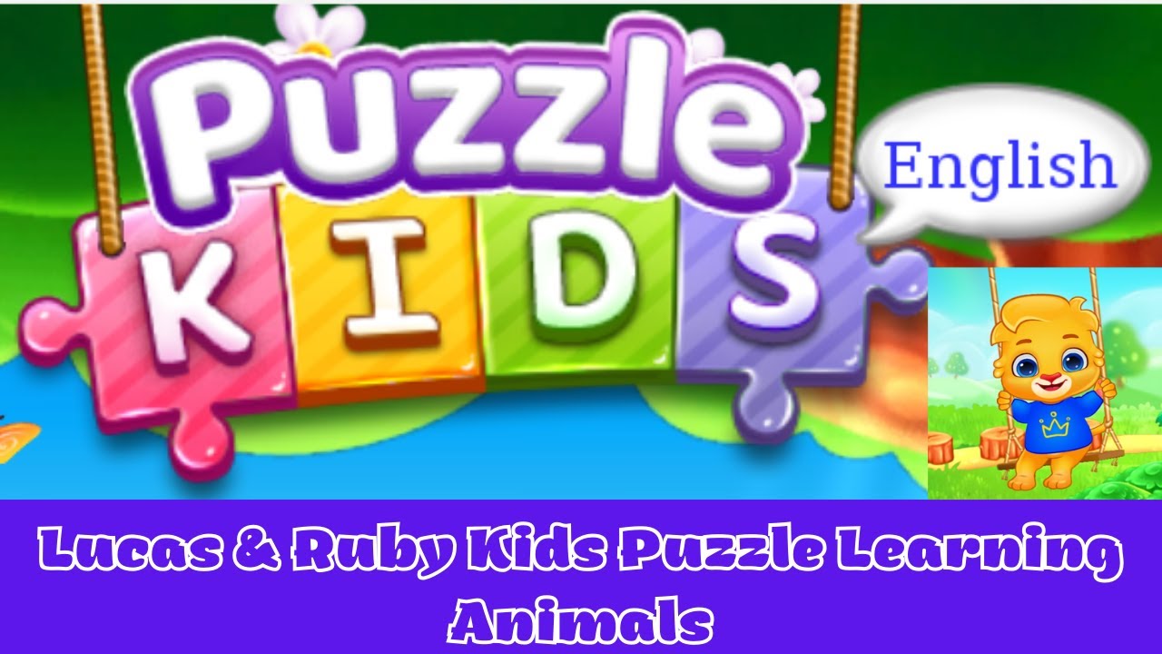 Lucas & Ruby Kids Puzzle Learning Animals - YouTube