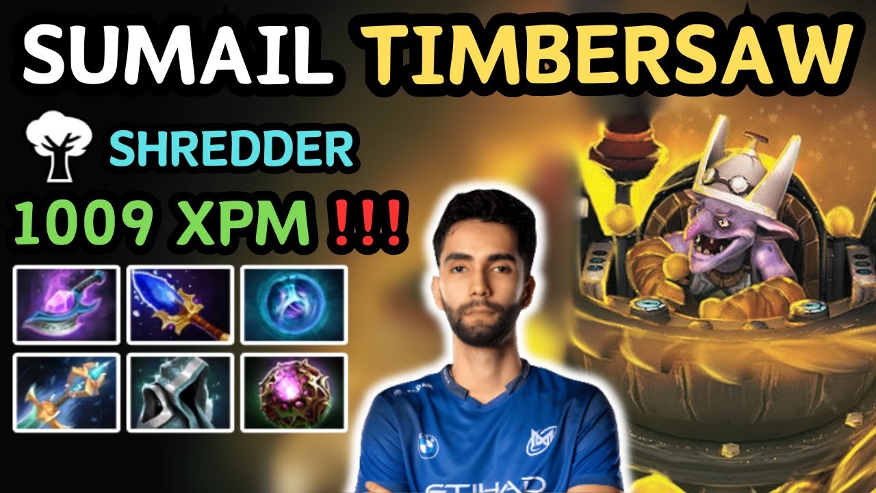 🔥 7.36 SUMAIL TIMBERSAW Midlane Highlights Shredder 🔥 - Dota 2 - YouTube