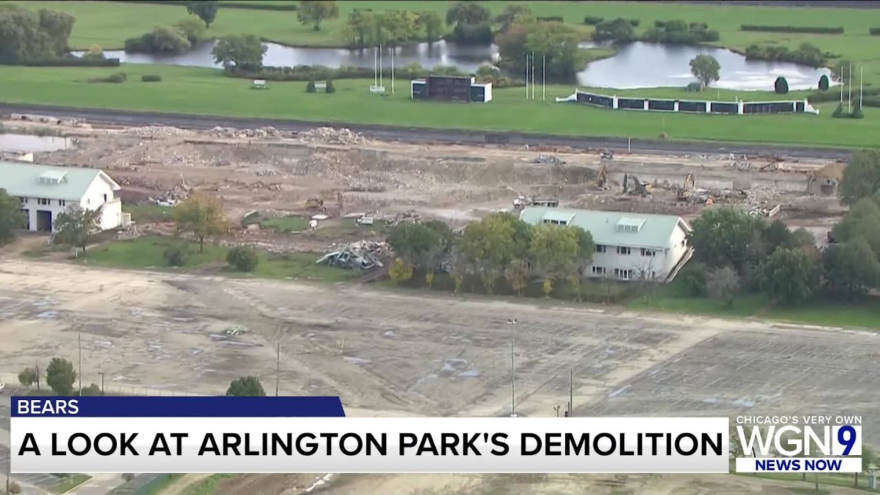 See the progress of the Arlington Park demolition - YouTube
