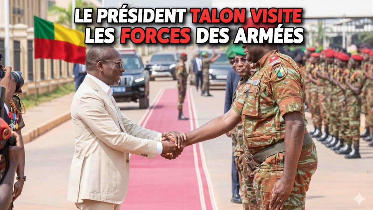 Découvrez ce que le président Talon a fait lors de sa visite aux forces ...