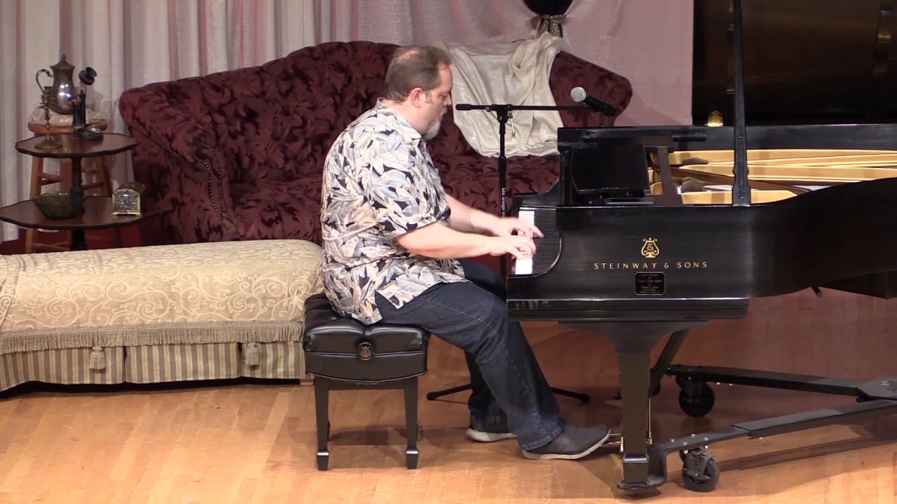 Brian Holland performing "Lion Tamer Rag" by Mark Janza at the end of ...