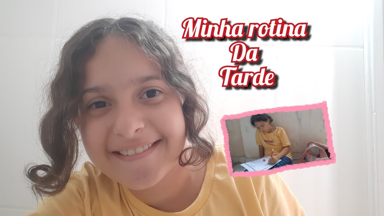 Minha Rotina Da Tarde | Sarah - YouTube