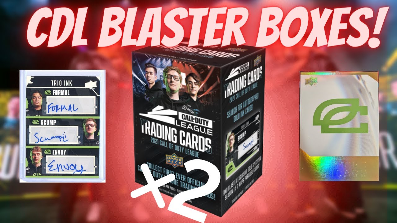 Opening 2 BLASTER BOXES! (Upper Deck Call of Duty League Trading Cards ...