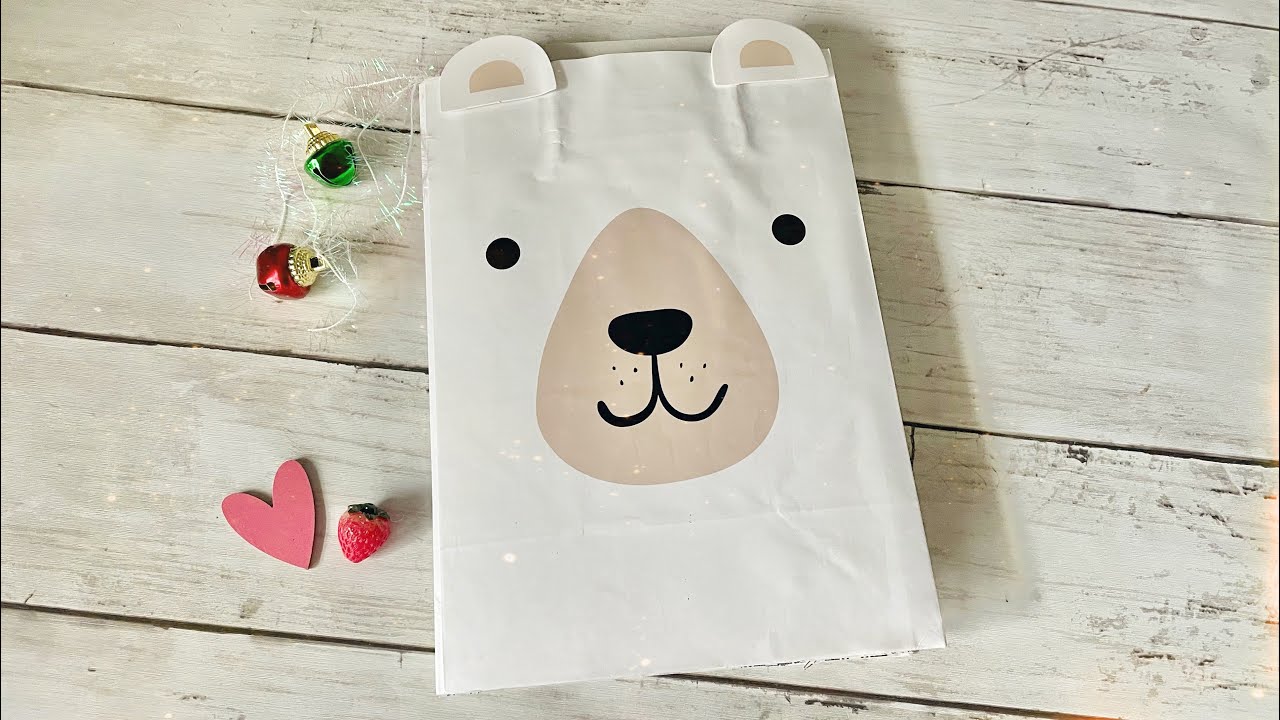 Polar Bear Paper Bag Journal Flip Through Ft. Target Dollar Spot Items ...