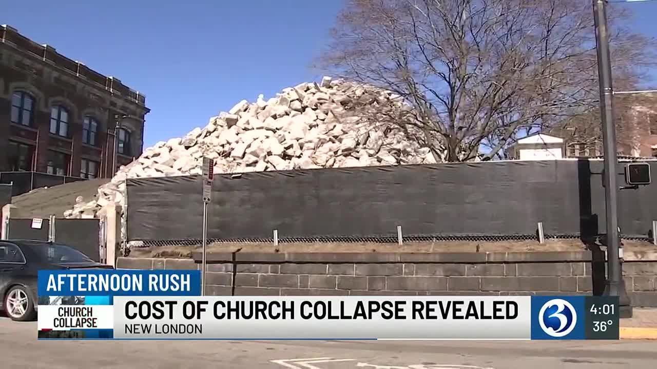 Cost of New London church collapse revealed - YouTube