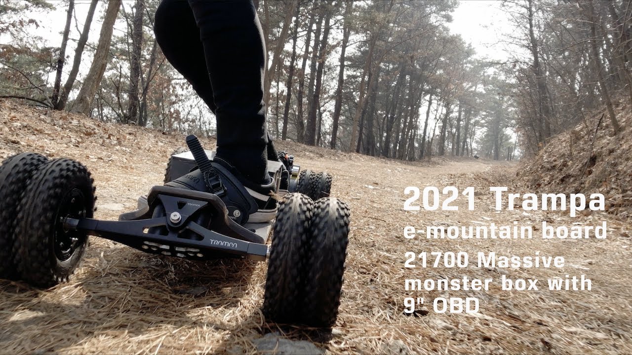 #103 Trampa e-mountain board 2021 riding - 21700 Massive monster box ...