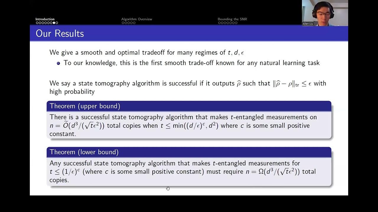 STOC24 7 D 3 An optimal tradeoff between entanglement and copy complexity for state tomography ...