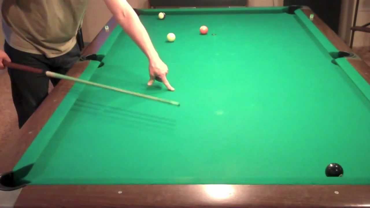 Billiard Lessons - Draw with english - YouTube